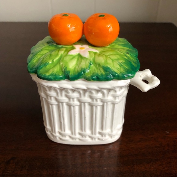Dining | Vintage Ceramic Jellyjam Jar With Lid And Spoon 4x3 | Poshmark